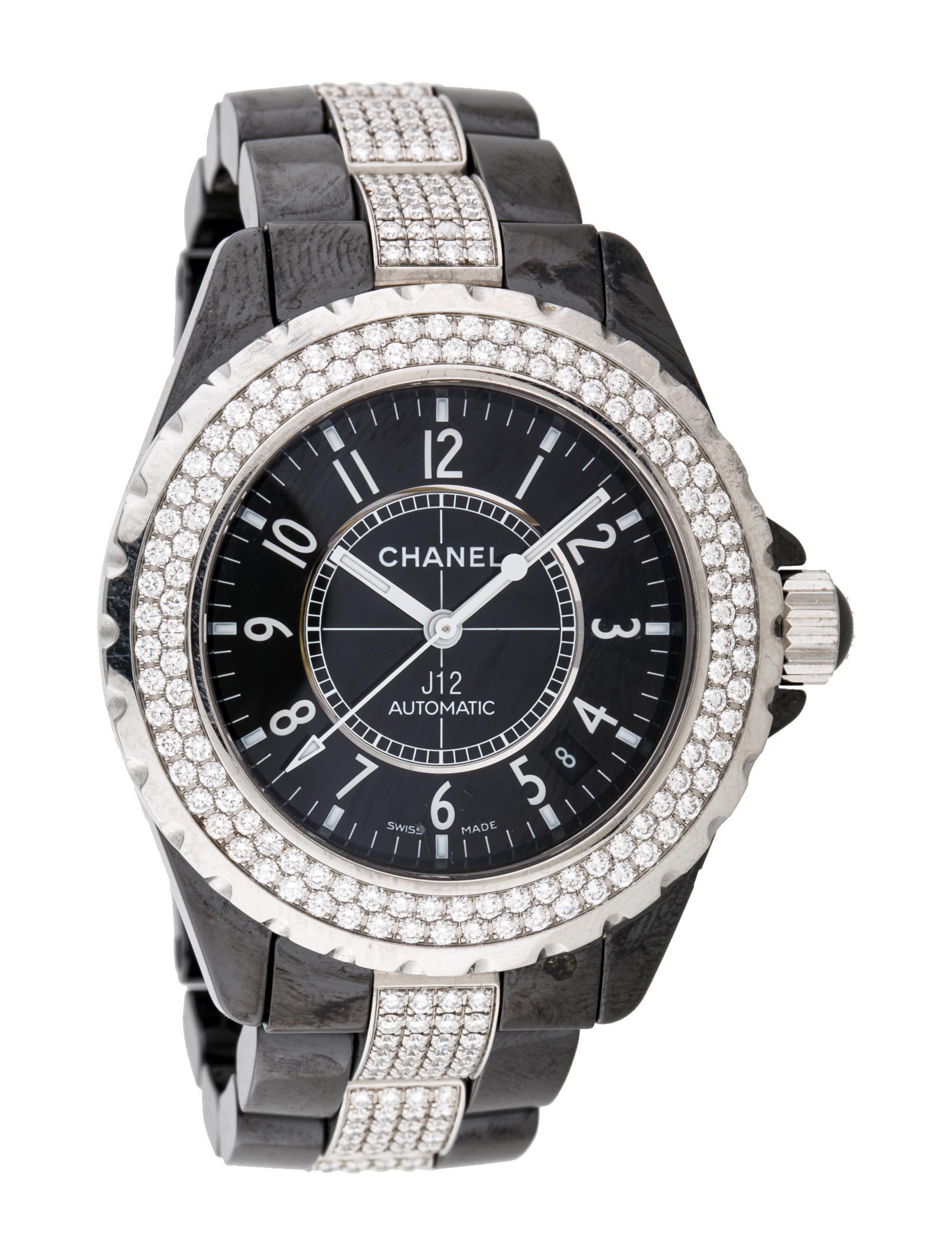 Chanel J12 Automatic Diamond Watch - Bracelet - CHA70400 | The RealReal