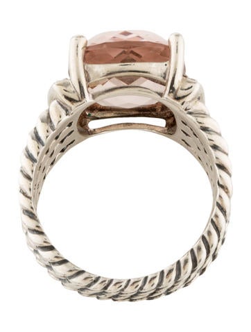 David Yurman Morganite & Diamond Wheaton Ring - Rings - DVY33639 | The ...