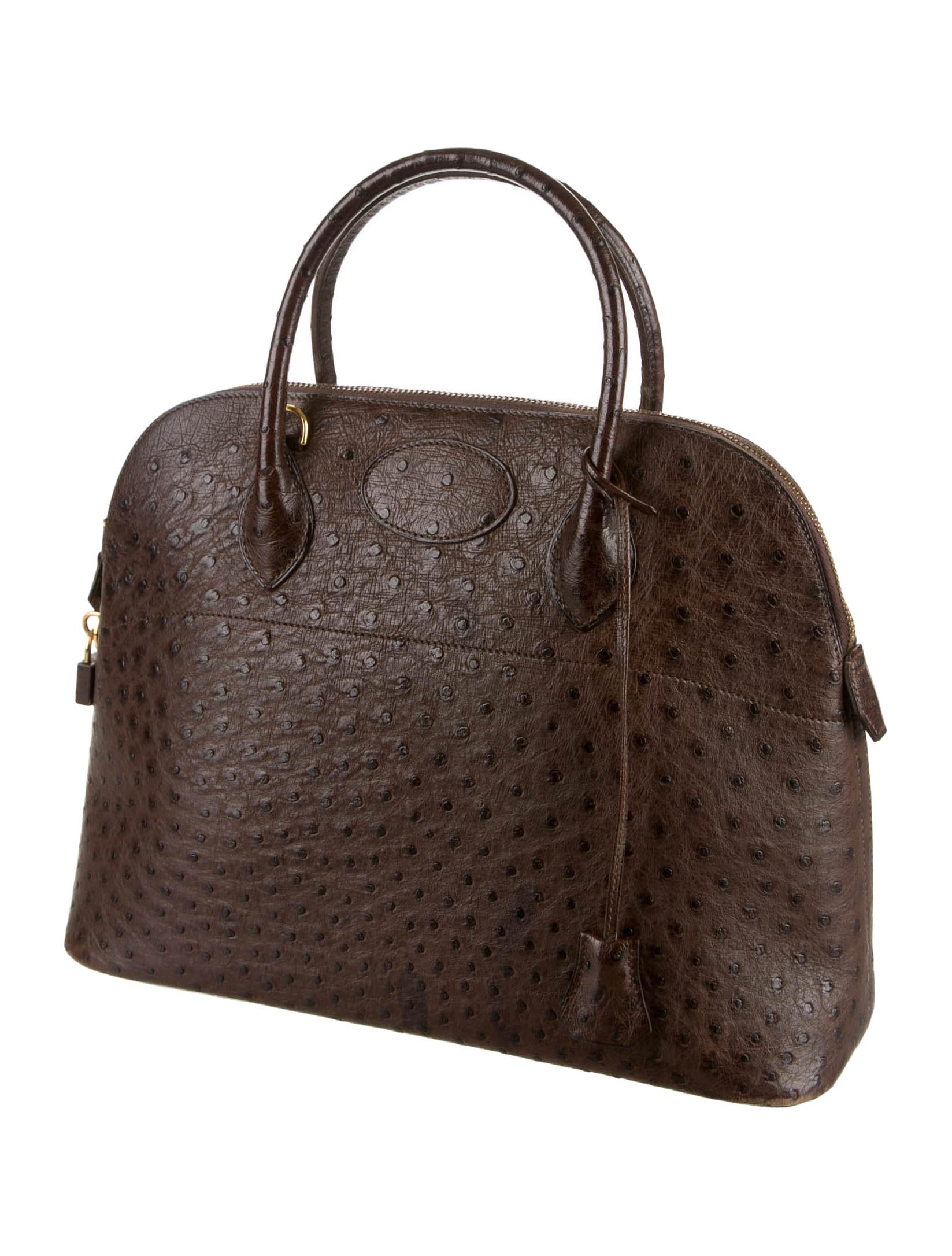 Hermès Ostrich Bolide 35 - Handbags - HER40978 | The RealReal