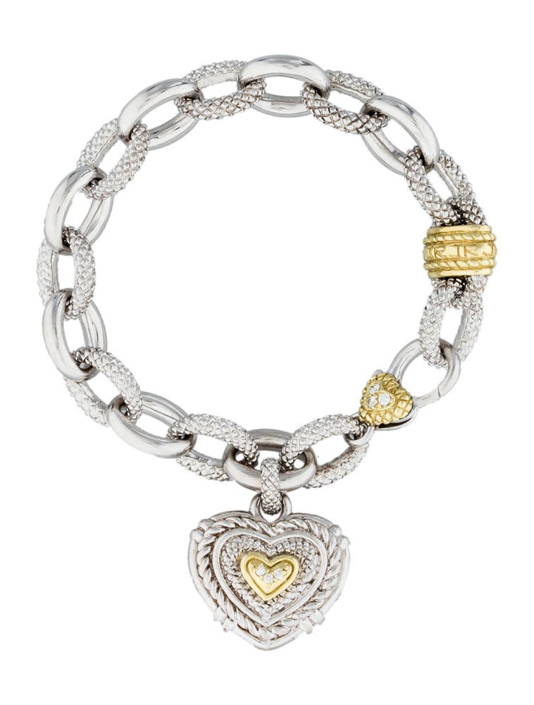 Judith Ripka JR Two Heart Bracelet - Bracelets - JRK20124 | The RealReal
