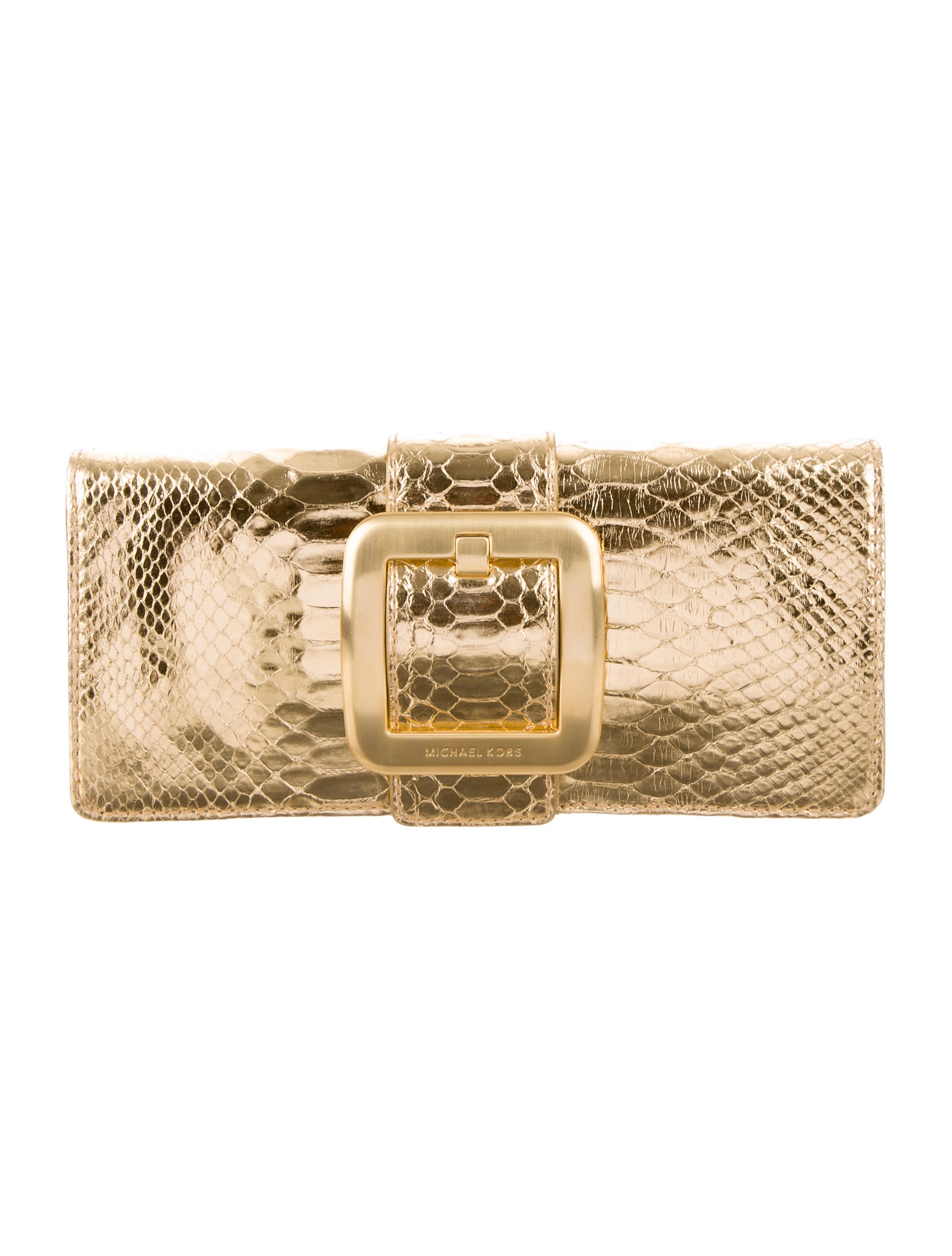Michael Kors Snakeskin Clutch - Handbags - MIC38850 | The RealReal